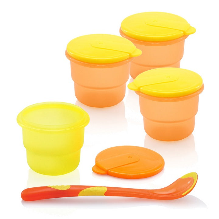 NUBY Snack Bowl Set 4P 240 ml 3m+ – Mamas & Papas LB
